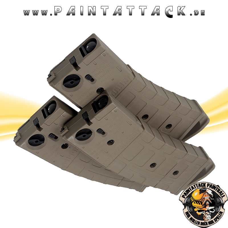 Tippmann TMC Magazin Mag-Fed Mags Doppelpack Tan-100_MA0264-Mag2er_SM